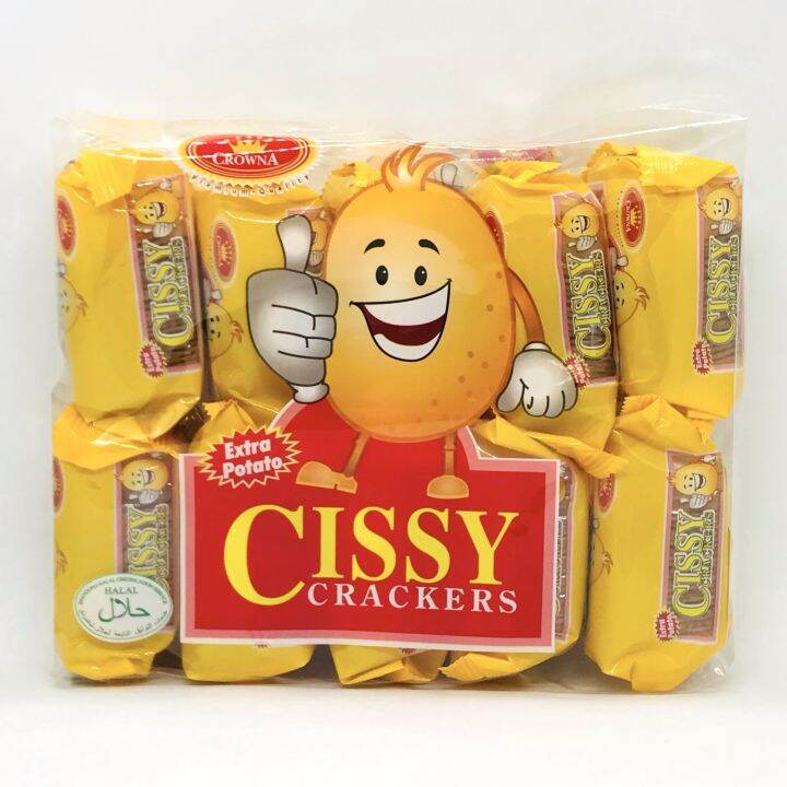Crowna Cissy Crackers ( Extra Potato ) 32g x 10 Packs | Lazada