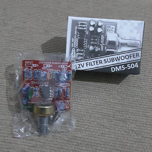 KIT FILTER SUBWOOFER 12V DMS 504 PLATINUM SUARA MANTAB | Lazada Indonesia