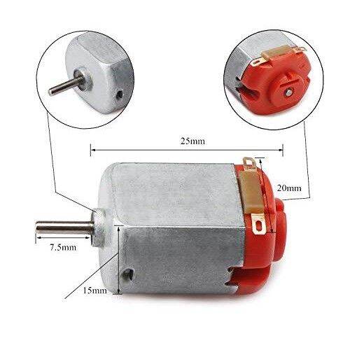 MOTOR DC 1 - 6 VOLT 3V 5V 6V MINI KECIL DINAMO MAINAN ANAK MOBILAN ...