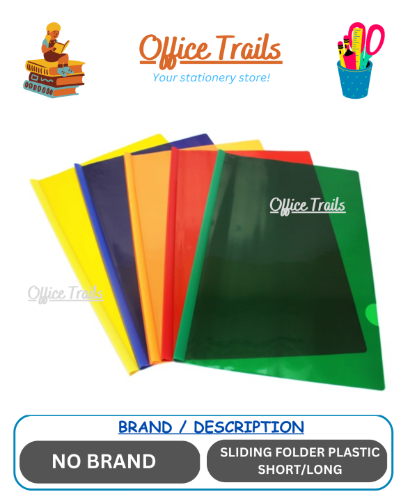 Sliding Folder Report File Plastic Folder with Slide SOLD PER DOZEN ...
