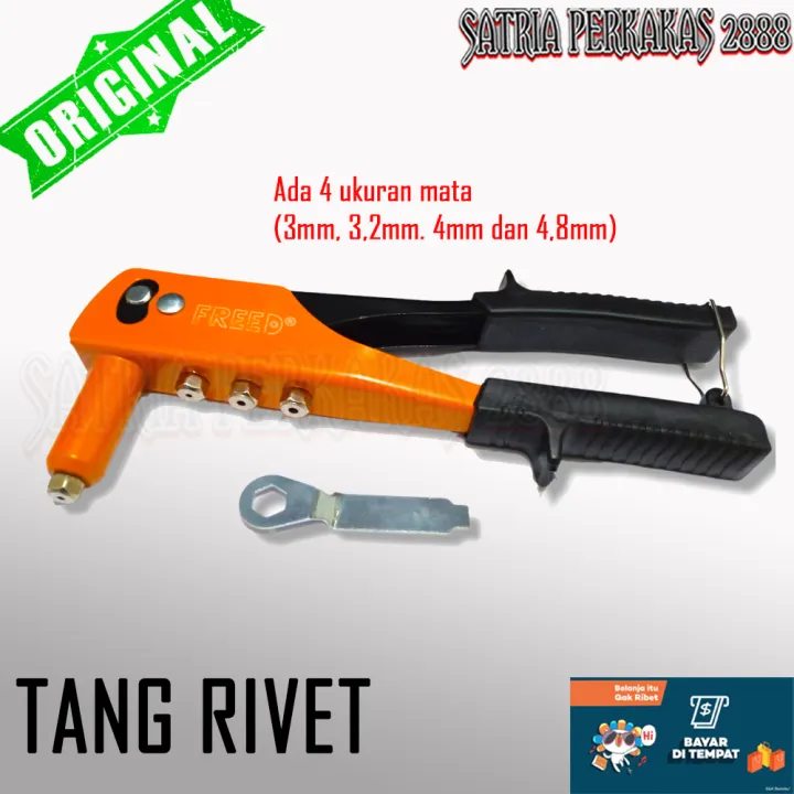 Tang Rivet Ripet Rifet Riveter Tembakan Paku Alumunium / Tang Rivet ...