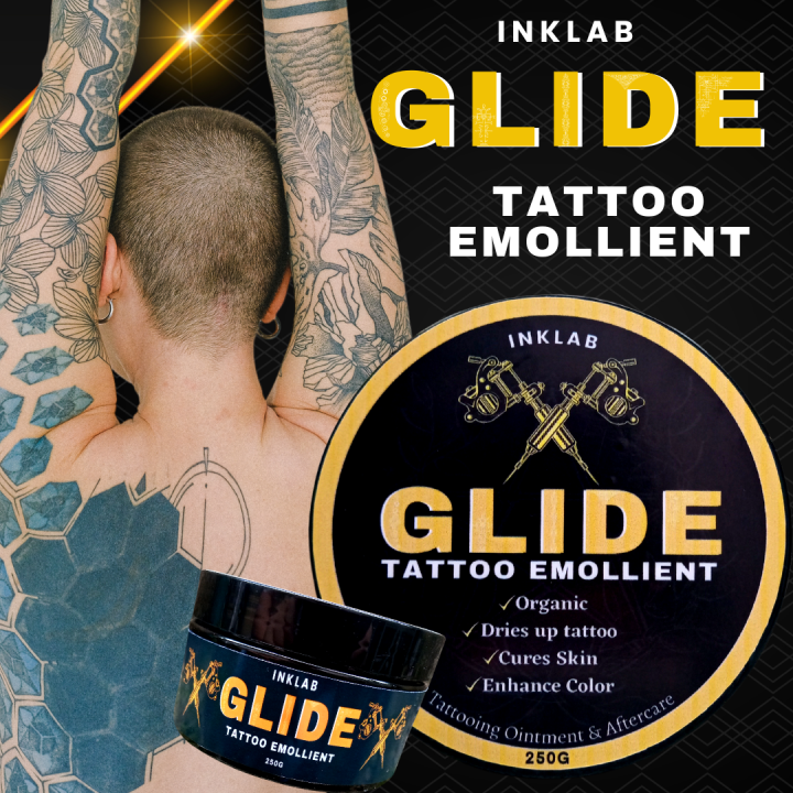 INKLAB GLIDE TATTOO OINTMENT | TATTOO EMOLLIENT | 100% ORIGINAL INKLAB Glide Tattoo Ointment ...