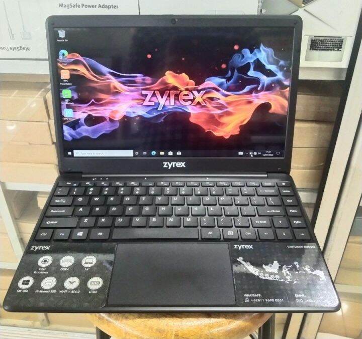 LAPTOP NOTEBOO NOTEBOOK ZYREX 14 INC SLIM RAM 4GB GENERASI BARU WINDO10 ...
