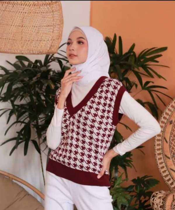 ROMPI PEREMPUAN/ROMPI JENNIE VEST KNIT/ROMPI VIRAL/VEST ROMPI VIRAL ...
