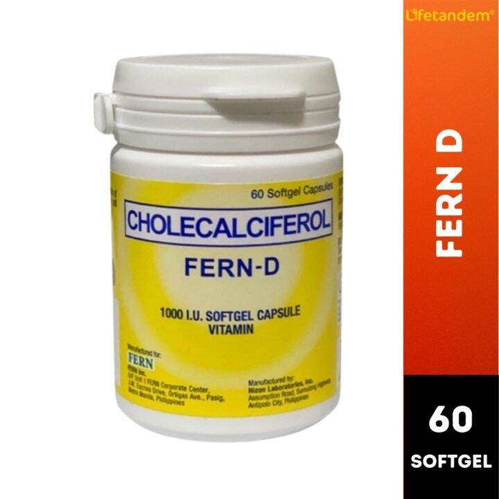 FERN D 60/120 Softgels - (DSM’s Quali-C® Quali-D® Quali-Blends® D) | Lazada PH