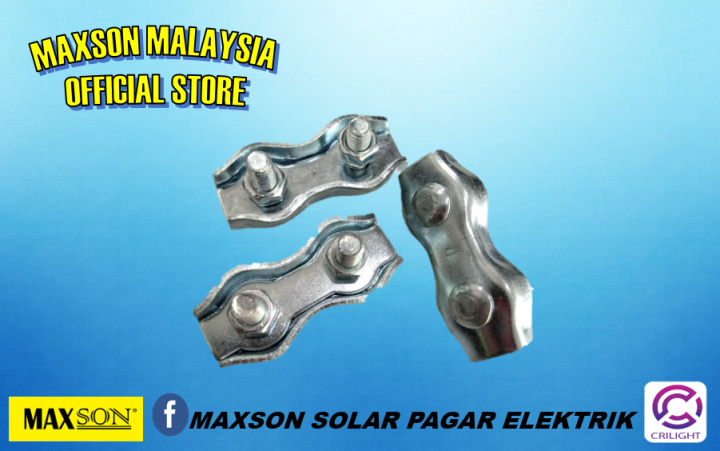 Crilight MAXSON #303 3MM ROPE CONNECTOR ( 2 SCREW ) Untuk sambungan 2 ...