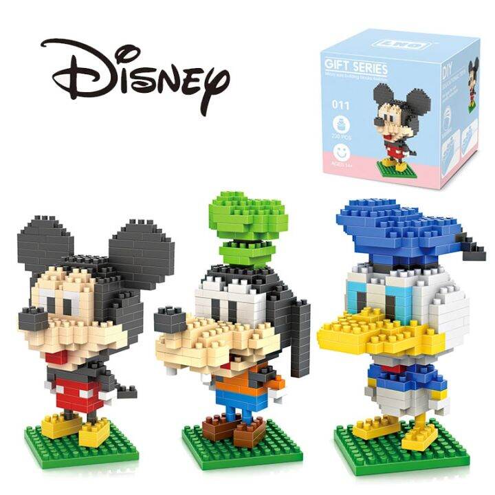 Blocks Mickey Bricks Anime Action Figures Heads Birthday Gifts | Lazada PH