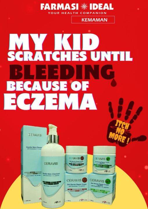 Ceravis Skin Cleanser & Skin Barrier Repair C+ M+ Cream | Lazada