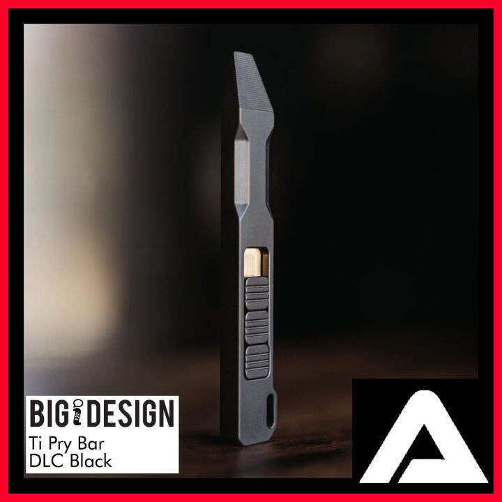BIGiDESIGN - Ti Pry Bar - DLC Black - Titanium Prybar | Lazada PH