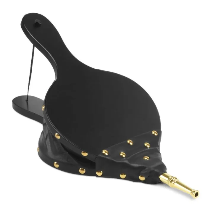 Wood Fire Blower with Hanging Strap Multifunctional Black Fireplace ...