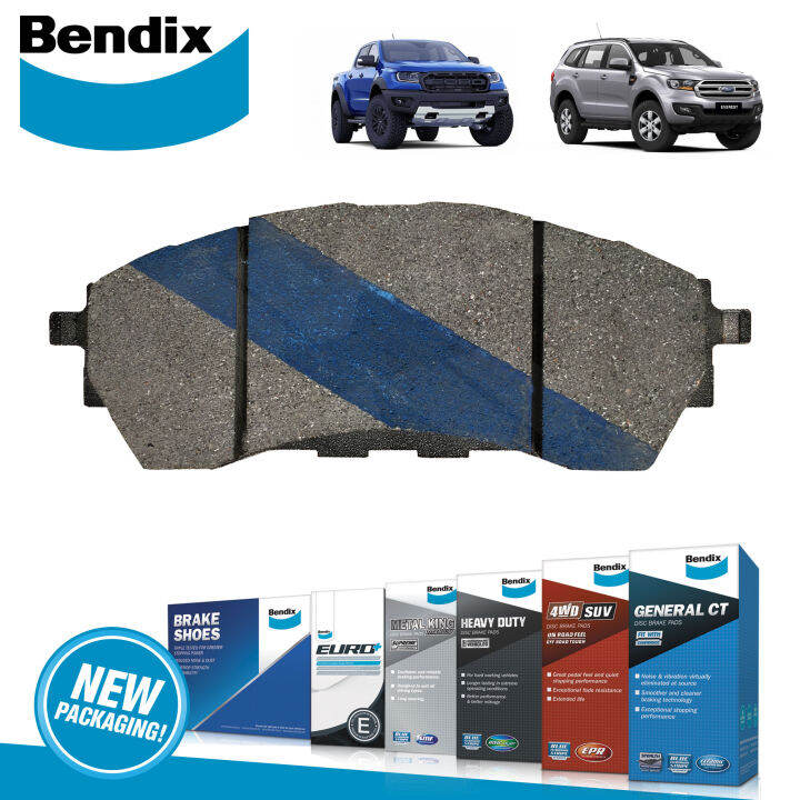 Bendix Brake Pads Front Set 4WD for Ford Everest 2015-2020 and Ranger ...