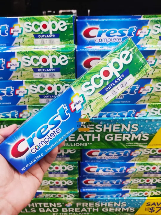 Crest Complete Plus Scope Outlast Ultra Toothpaste 184g | Lazada PH
