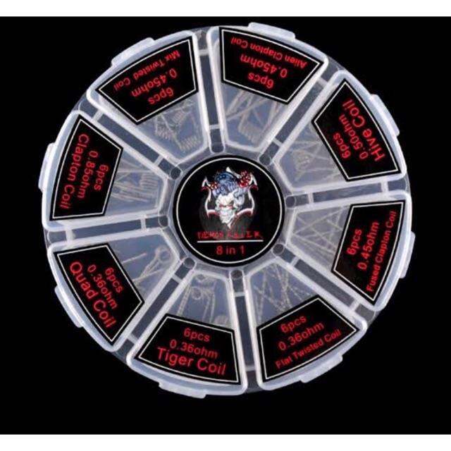 Vape wire Demon Killer 8 in 1 Prebuilt Coil Box Kit Vape pods Vape ...