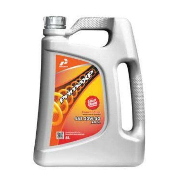 Pertamina Prima XP SAE 20W-50 4L GALON ORIGINAL PERTAMINA | Lazada ...