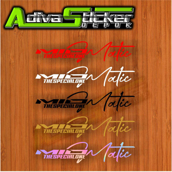 STIKER MIO MATIC STICKER MIO MATIC SPECIAL ONE | Lazada Indonesia