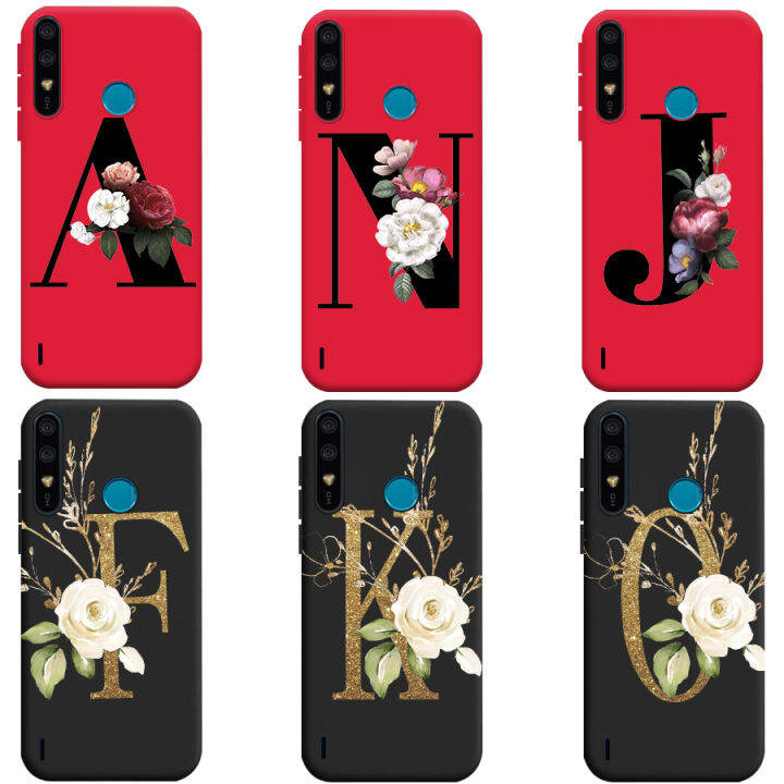 For Itel A56 / Itel A56 Pro Case Luxury Letters Cover Soft Silicone ...