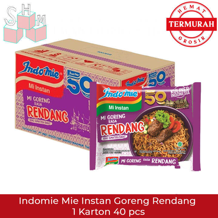 Indomie Mie Instant Goreng Rendang 1 Karton | Lazada Indonesia