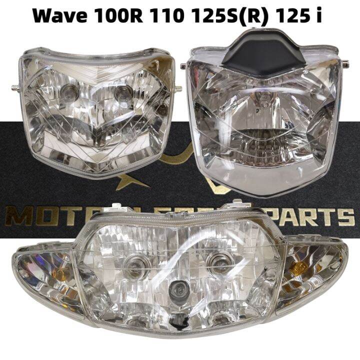 Wave 100R Wave 125 i Headlight For Honda Wave 100R Wave 110 Alpha Wave ...