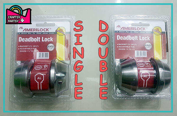 (PER PIECE) Amerilock Deadbolt Lock Single and Double | Lazada PH