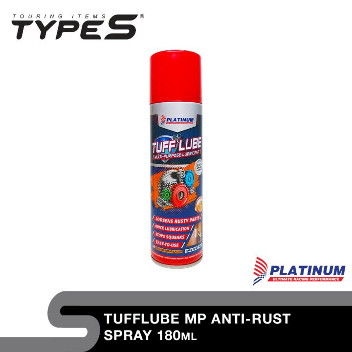 Platinum Tuff lube Multi-Purpose Anti-Rust Spray 180mL | Lazada PH
