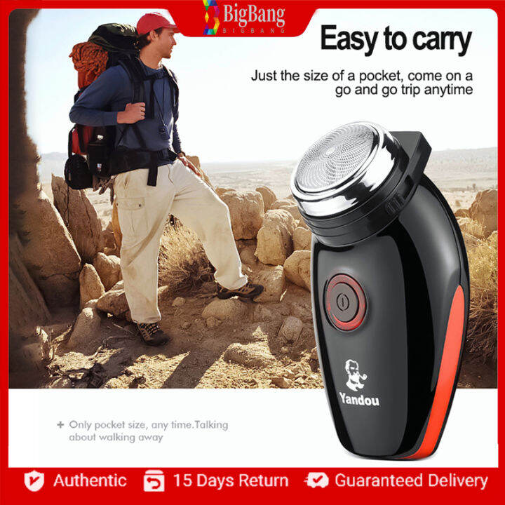 Yandou Shaver For Men Shaver Para Sa Mga Lalaki Rechargeable Portable ...