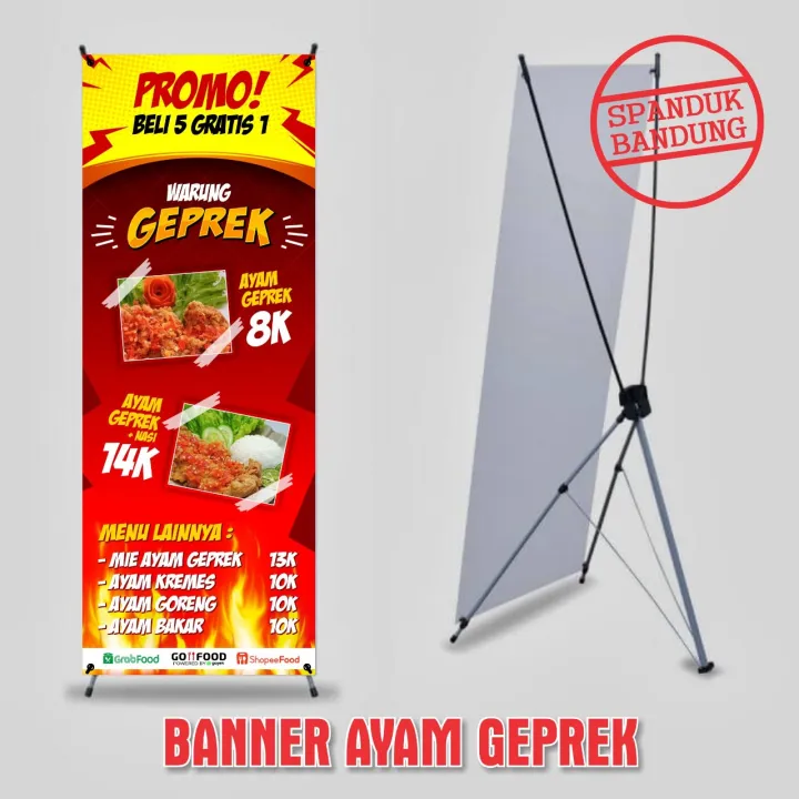 PAKET BANNER , paket banner seblak, paket banner usaha fried chicken ...