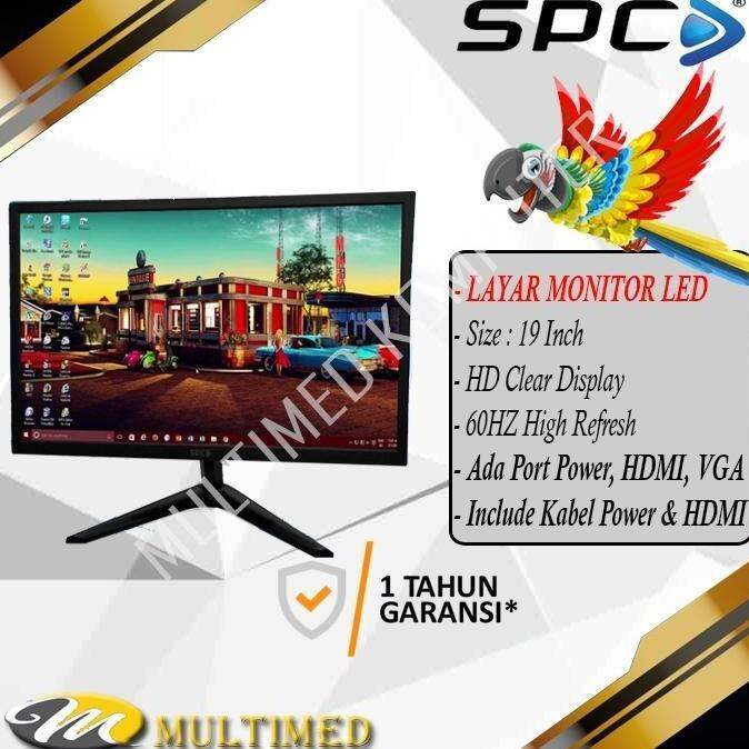 Layar Monitor Led 19 Inch Spc Baru Jikalaukamu1115 | Lazada Indonesia