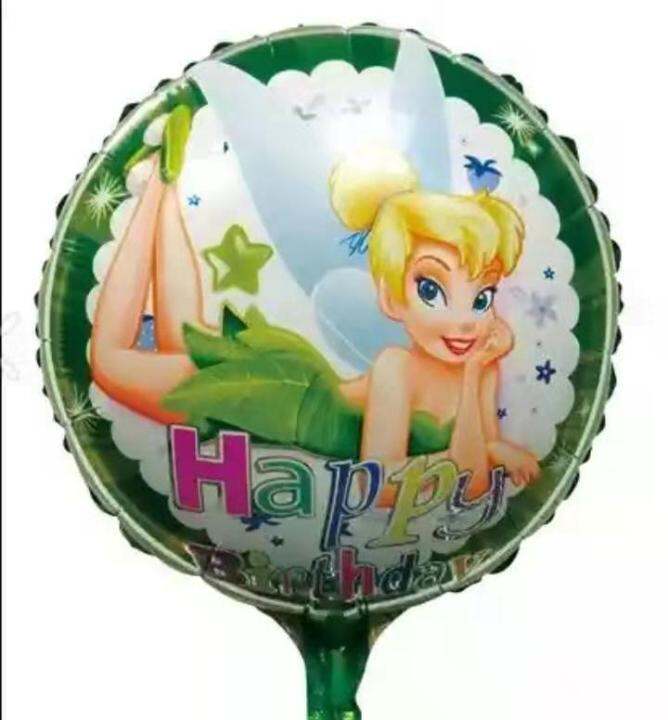 18 inches Round INS style DSN Tinker Bell cartoon birthday party ...