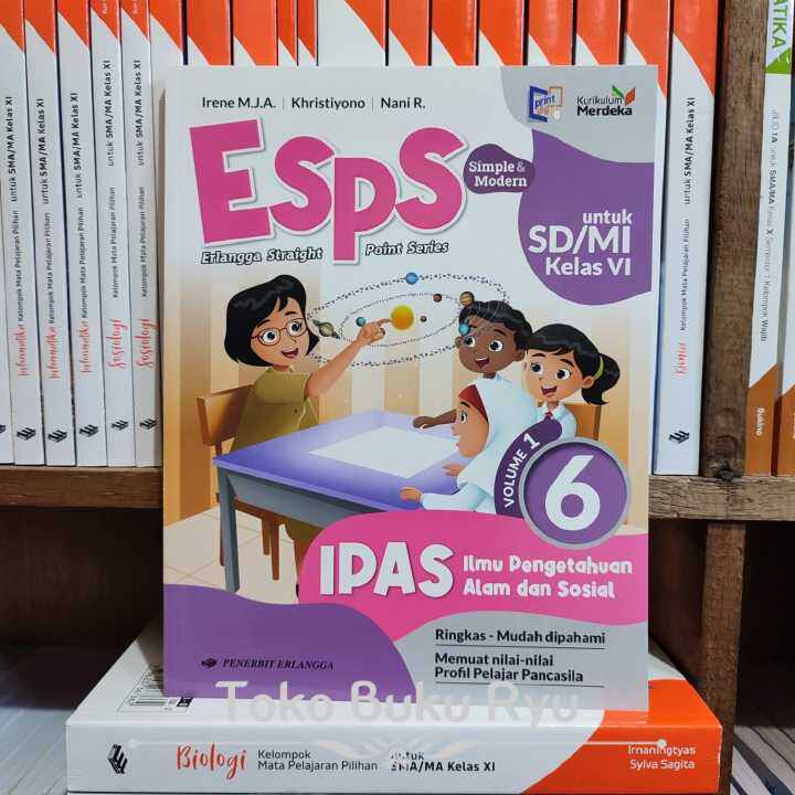 Buku Esps IPAS Kelas 6 SD Volume 1 Kurikulum Merdeka Erlangga | Lazada ...