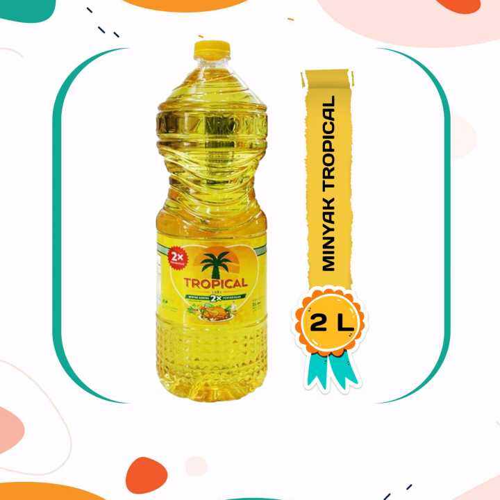 MINYAK GORENG TROPICAL 2 LITER BOTOL / MINYAK SAWIT TROPICAL 2 LITER ...