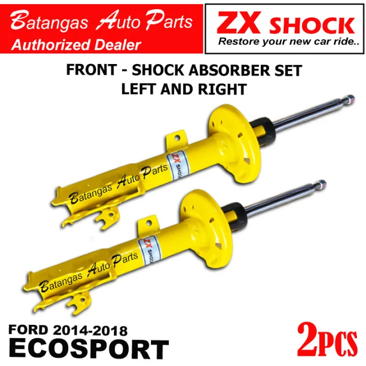ZX SHOCK ABSORBER FORD ECOSPORT 2014-2018 FRONT SET 2PCS MADE IN ...