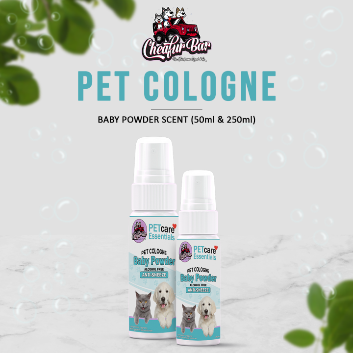 Premium Pet Cologne with Moisturizer 50ml Powder Scent Long - Lasting ...