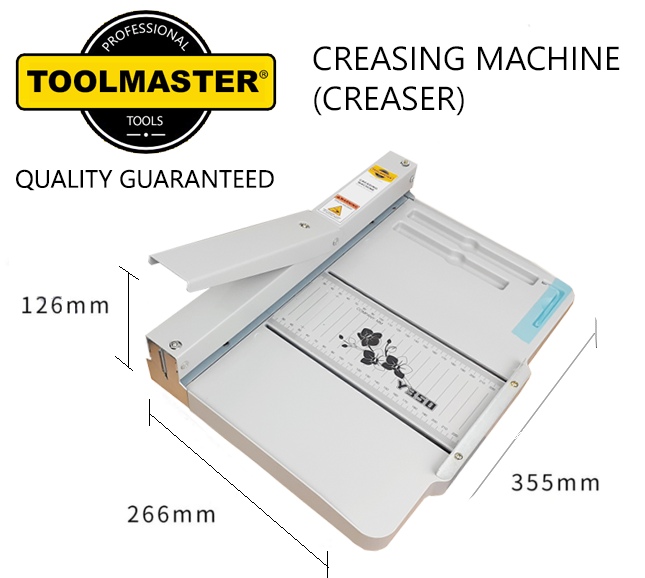 TOOLMASTER ®BRAND 2022/23 Model Wider-format Creasing Machine. Manual ...