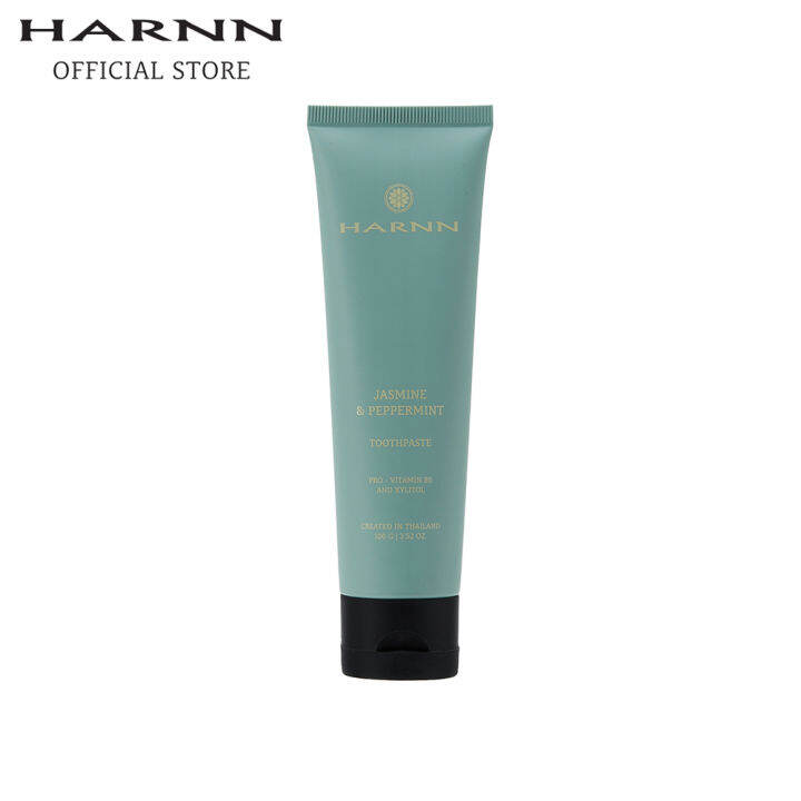 HARNN JASMINE & PEPPERMINT TOOTHPASTE 100 G. ยาสีฟัน แปรงสีฟัน อุปกรณ์ ...