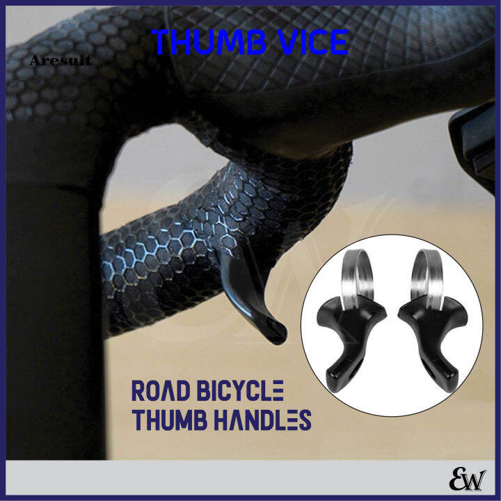 1 Pair Comfortable Grip Bicycle Wrist Rest Handlebars for Bike Mountain ...