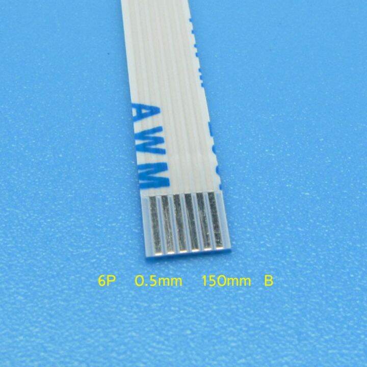 10pcs/lot FFC FPC flat flexible cable 0.5mm pitch 6 pin 6PIN Reverse ...