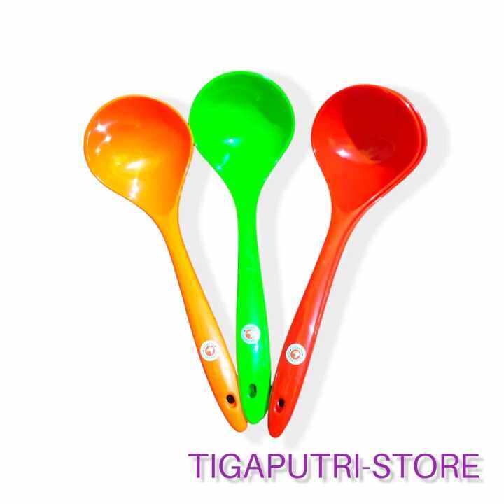 3 PCS SENDOK SAYUR PLASTIK / CENTONG SAYUR | Lazada Indonesia