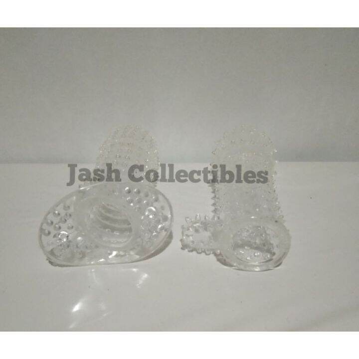 beauty JASH Soft Silicon Reusable Crystal Condom Dotted Spiky Condom ...