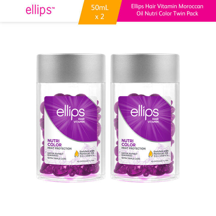 Ellips Hair Vitamin Nutricolor Jar Twin Pack | Lazada Indonesia