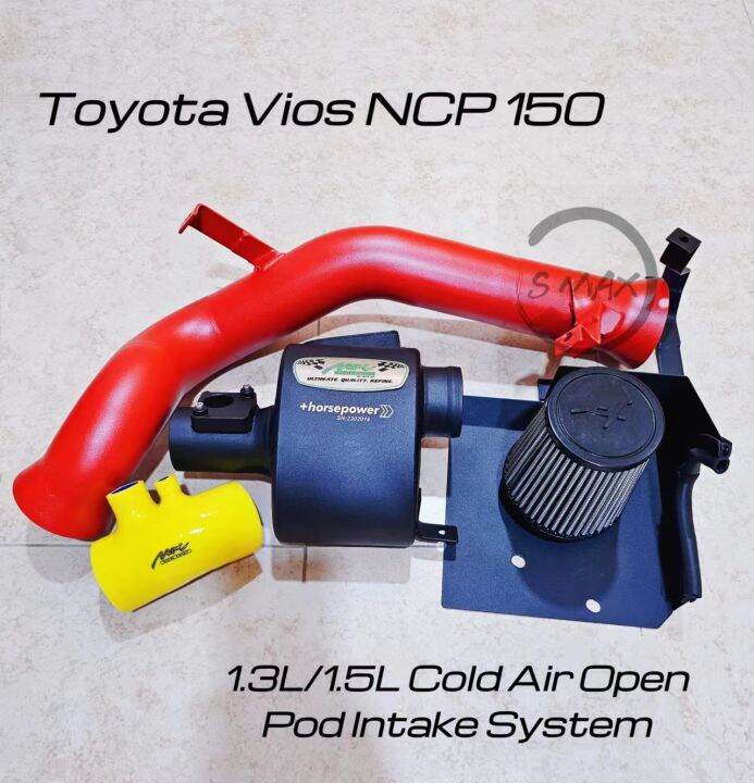 Max Racing Exhaust Toyota Vios NCP150 1.3L & 1.5L Cold Air Open Pod ...