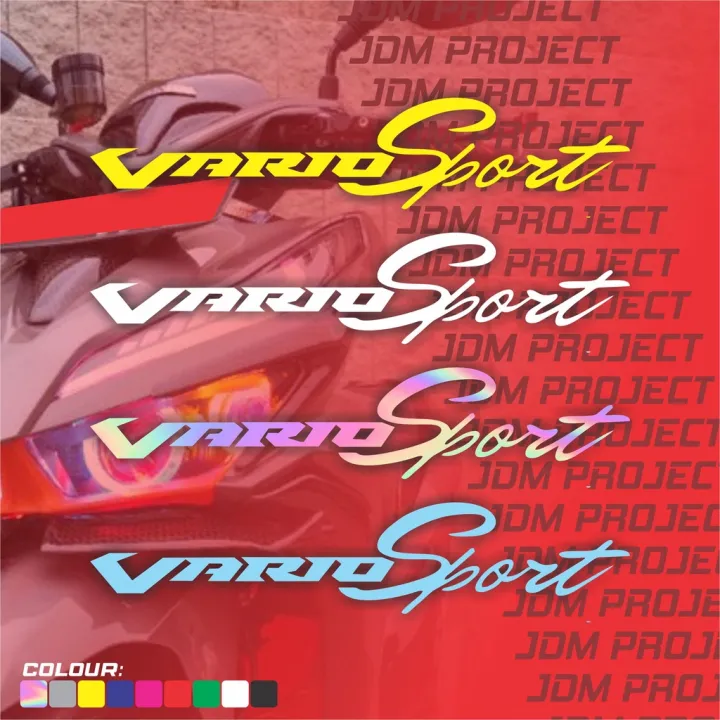STIKER VARIASI MOTOR VARIO SPORT CUTTING STICKER SIGNATURE HOLOGRAM DAN ...