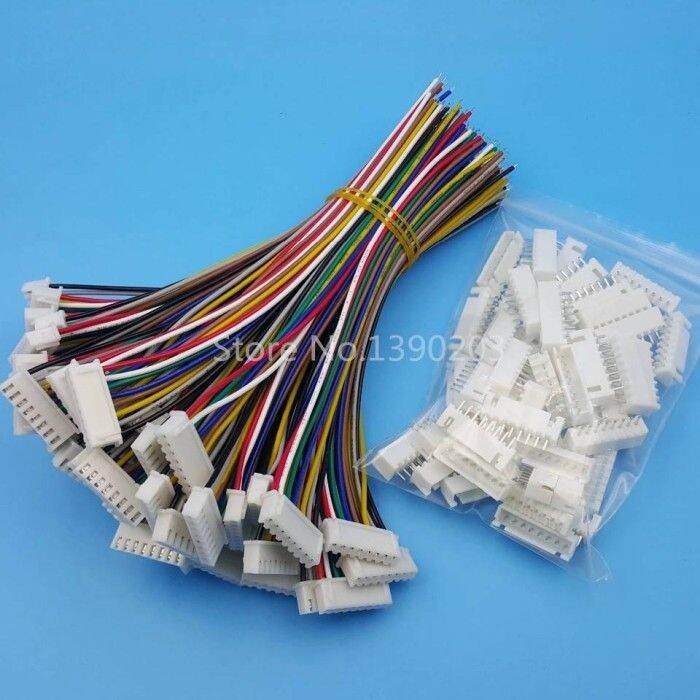 8Pin PCB Socket Connector HX Pitch 2.54mm Single Head 15cm kabel AWG ...