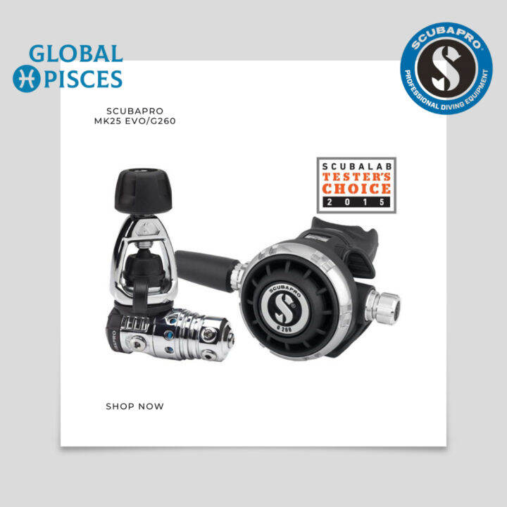 SCUBAPRO MK25 EVO/G260 DIVE REGULATOR SYSTEM | Lazada