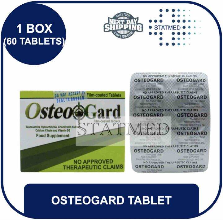 Osteogard Tablet 1 box [60 tabs] Expiration Date: July 2024 | Lazada PH