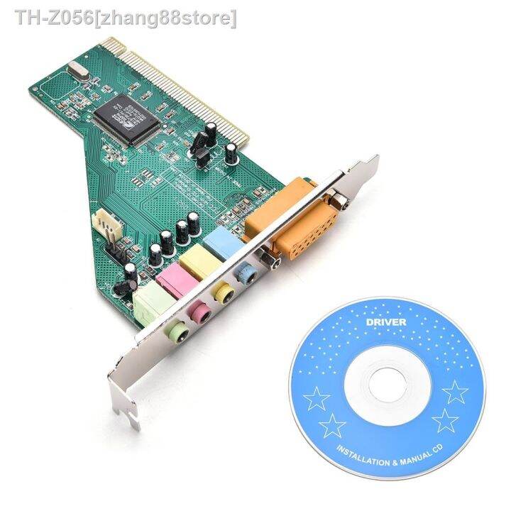 High Quality 4 Channel 5.1 Surround 3D PC PCI Sound Audio Card w/Game ...