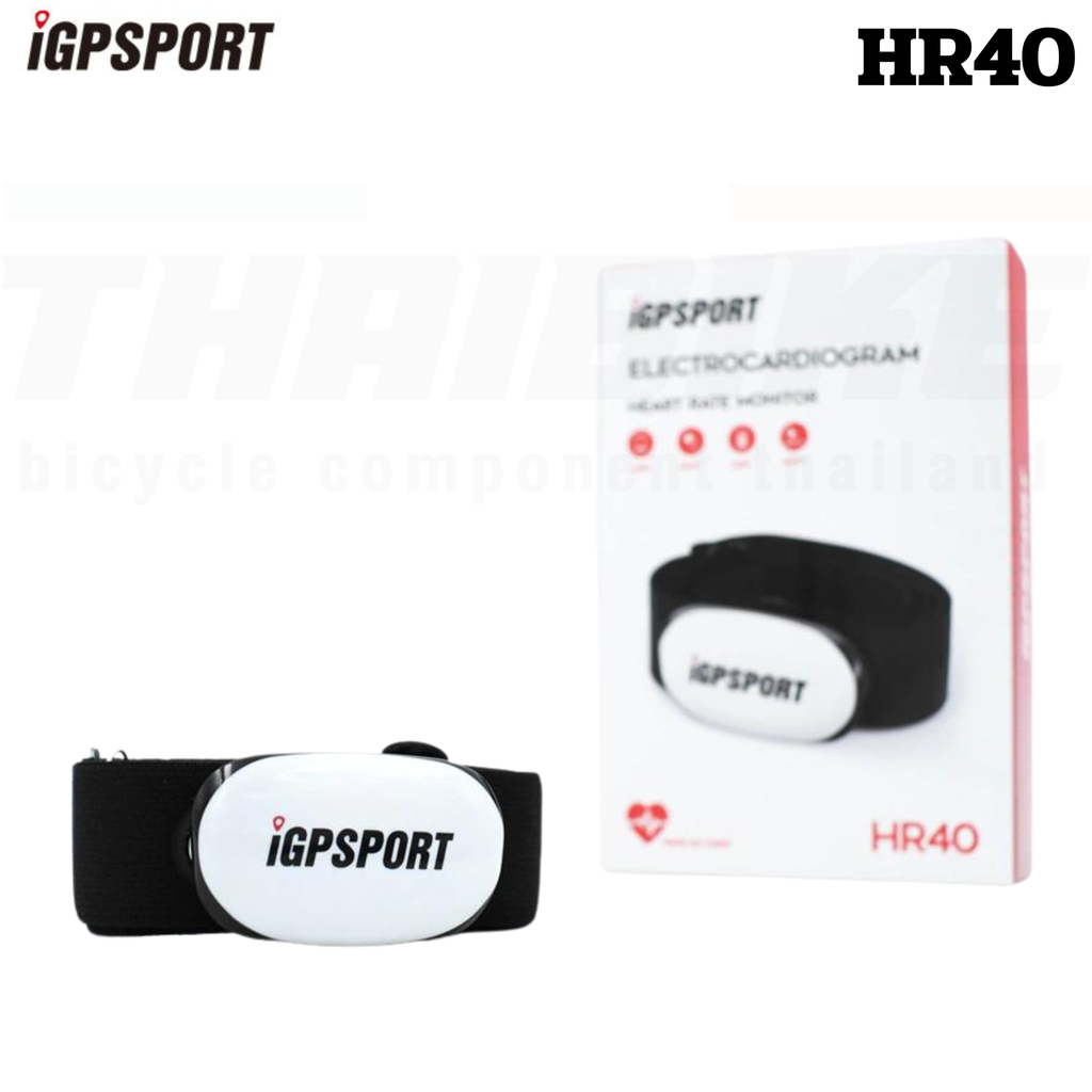 วัดหัวใจ ฮาร์ทเรท iGPSPORT HR40/HR60 ANT+ Bluetooth 4.0 สายวัดพร้อมตัว ...