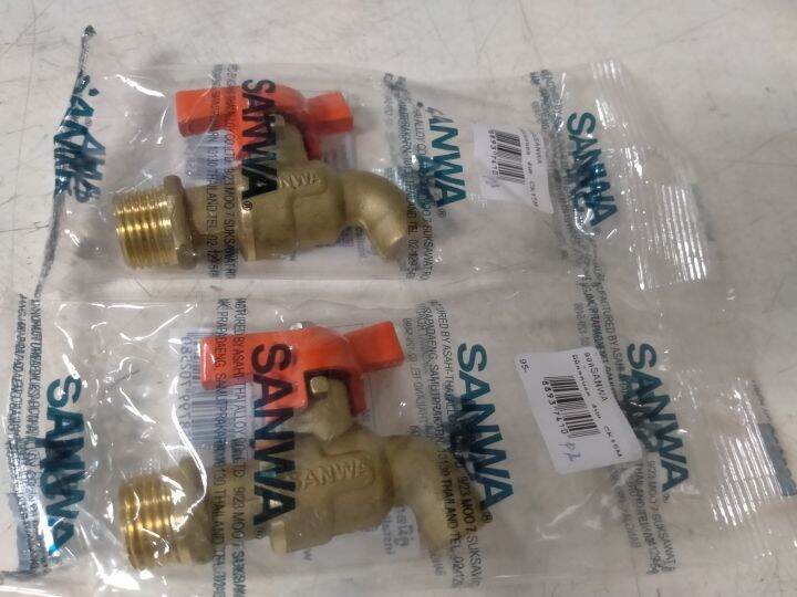 ก๊อก SANWA มินิก๊อกบอล 4 หุน CK15 ก๊อกบอลมินิ ก๊อกบอลมิกกี้ 1/2 นิ้ว 4 หุน SANWA ด้ามส้ม ก๊อกทำ ...