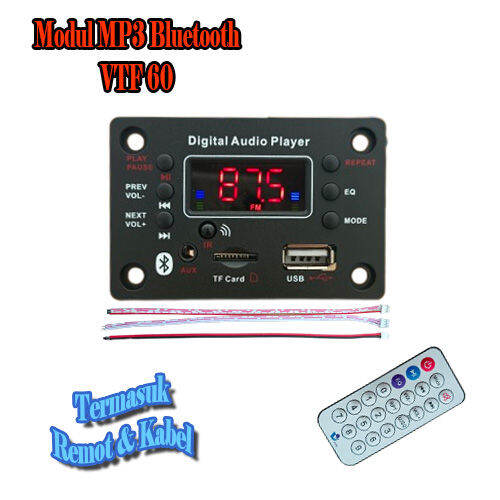 Modul Pemutar MP3 12v Bluetooth model kotak high quality | Lazada Indonesia