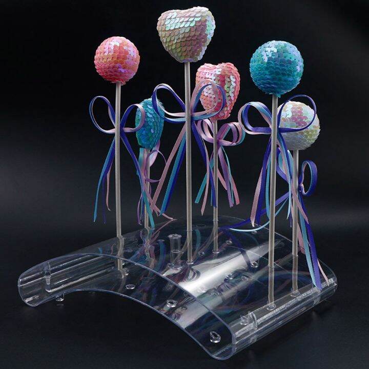 Lollipop Display Rack Stand Candy Support Display Holder Cake ARC Clear ...