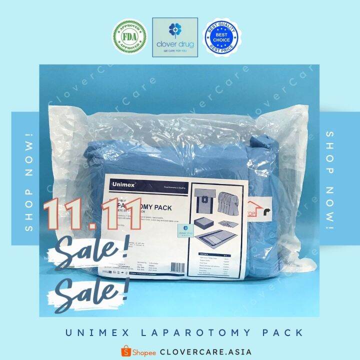 UNIMEX Laparotomy Pack | Lazada PH